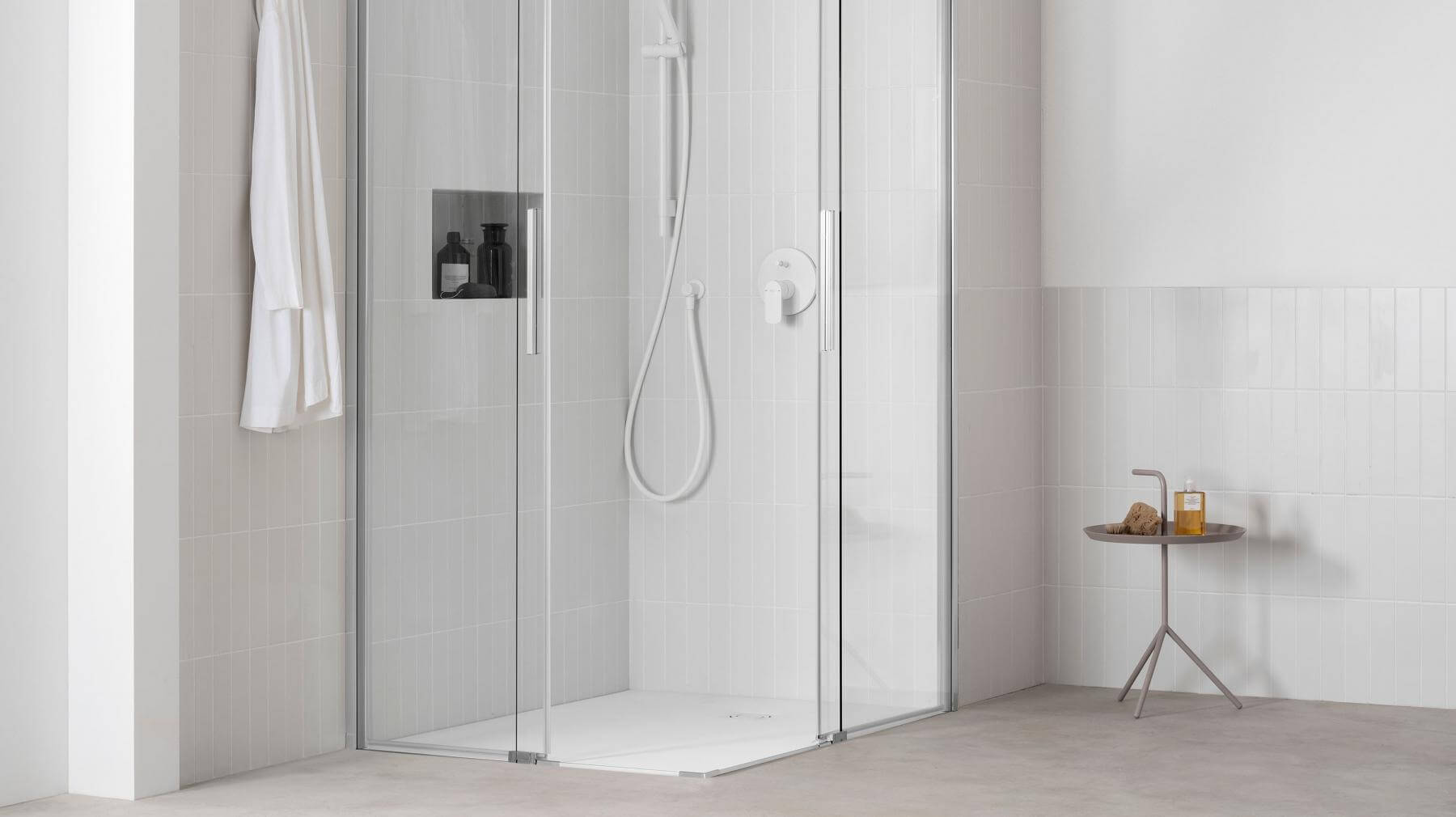 Walk-In Shower Antimicrobial Materials for Improved Hygiene